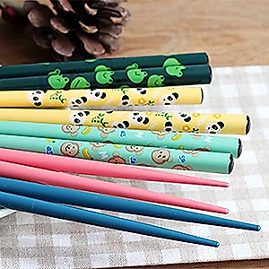 MEKBOK Handmade Japanese Chopsticks Reusable Natural Wooden Chopstick with Box, 5 Pairs Gift Set