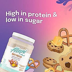 Alani Nu Whey Protein Powder, 23g of Ultra-Premium, Gluten-Free, Low Fat Blend of Fast-digesting Protein, Munchies, 30 Servings