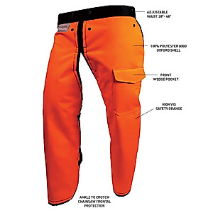 Notch Apron Style Chainsaw Chaps - Medium (CCHAPR-M)
