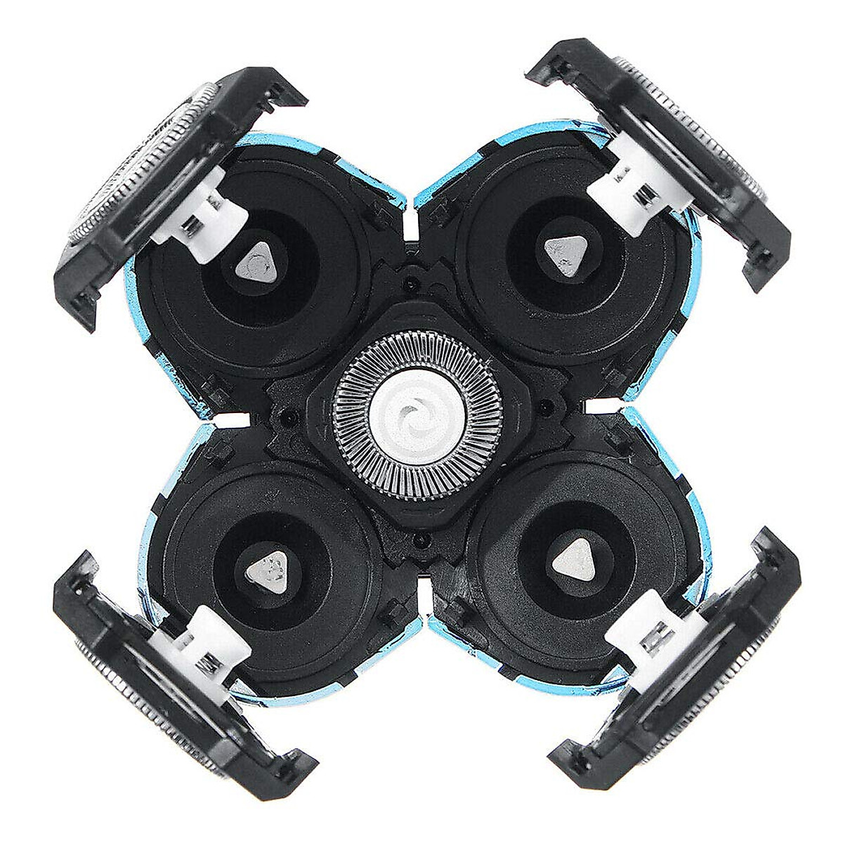 5 Head Shaver Heads, 2PCS Shaver Blade Heads Shaver Replacement for Electric Razor Shaving Bald Tool, Head and Face Electric Razor Shaver Head, Not Fit for Remington Razors