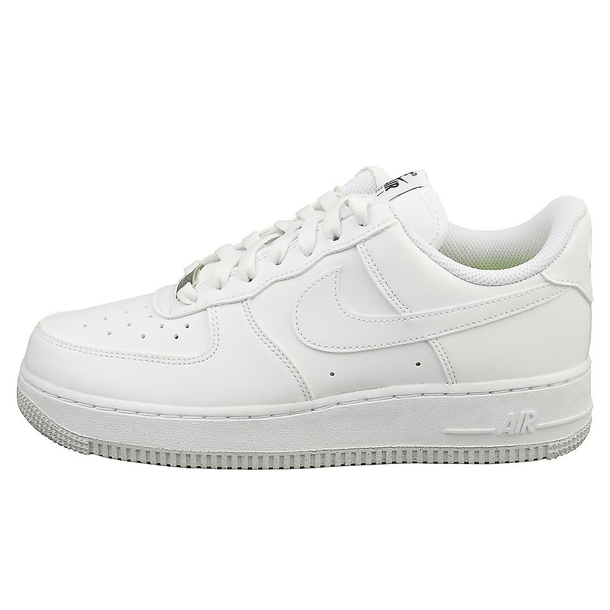 Nike Women's Low-Top Sneakers, White Black Metallic Silver, 7