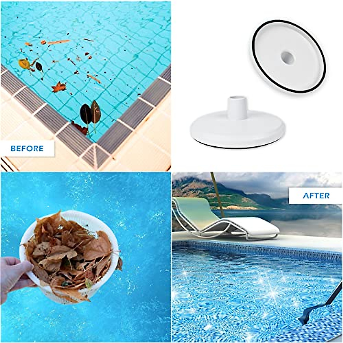 Usamate SP1106 Skim Vacuum Plate In-Ground Pool Skimmer Compatible with Hayward Swimming Pool Skimmer SP1082, 1084, 1085, 1075