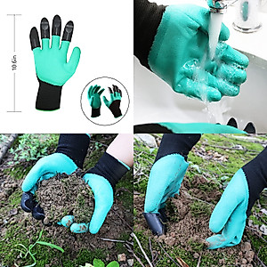 Auger Drill Bit Set for Planting Garden Auger Spiral Drill Bit for Planting Bulbs Flowers Planting Post or Umbrella Hole Digger for 3/8” Hex Drive Drill