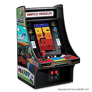 My Arcade Mini Player 10 Inch Arcade Machine: 20 Built In Games, Fully Playable, Pac-Man, Galaga, Mappy and More, 4.25 Inch Color Display, Speakers, Volume Controls, Headphone Jack, Micro USB Powered