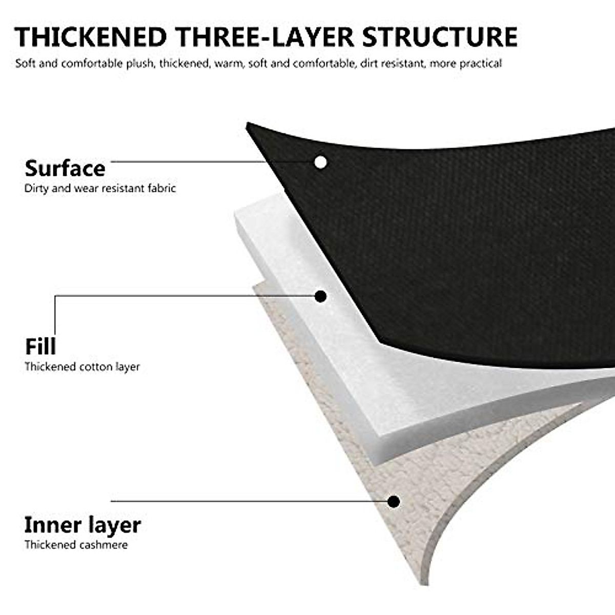 Kisangel Stroller Hand Winter Warmer Gloves Stroller Jogger Plush Warm Gloves Windproof Pram Handlebar Cover Mitten Bunting Bag for Buggy Pushchair Pram