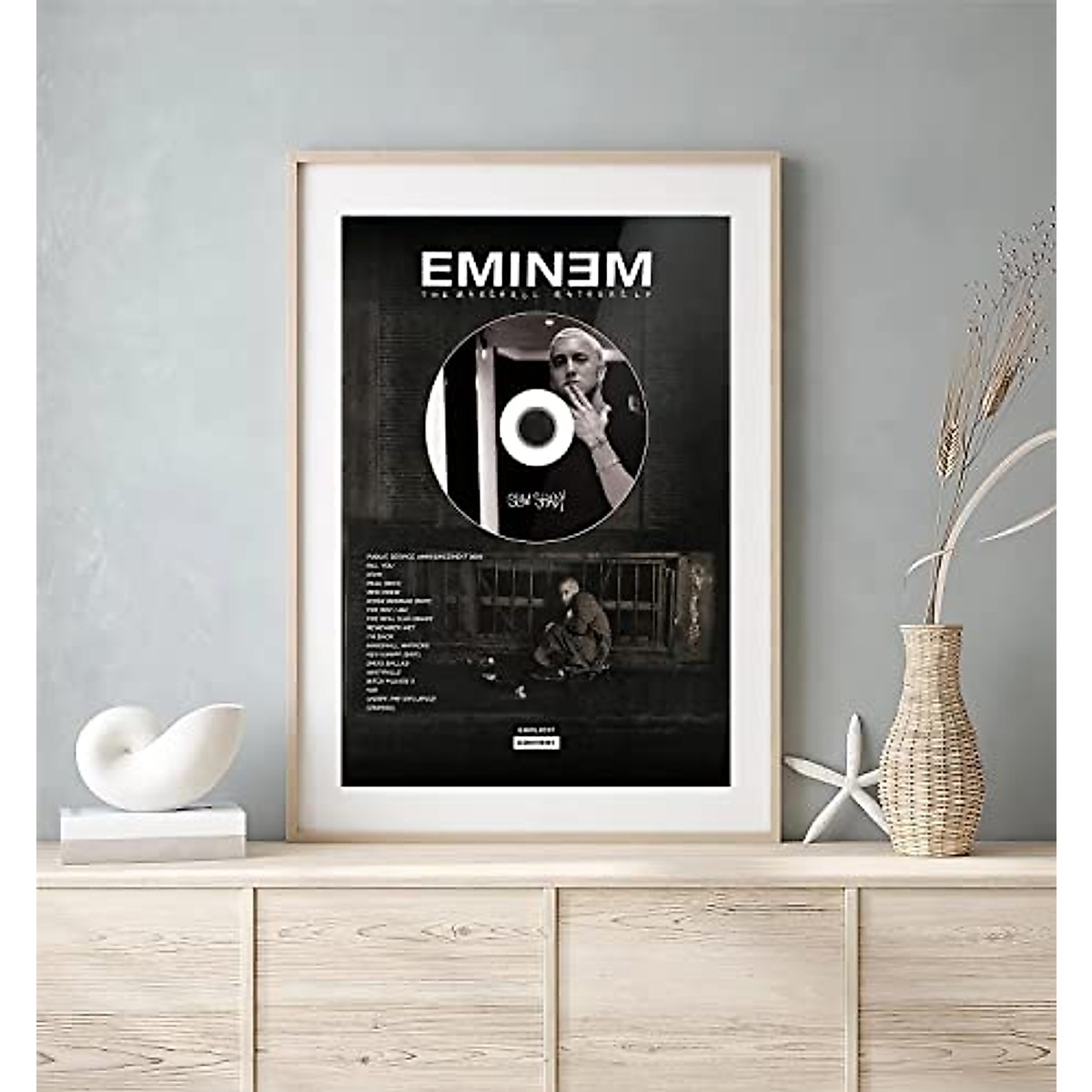 Eminem Poster The Marshall Mathers LP Album Cover Rap Music Poster 16x24inch Crliexen