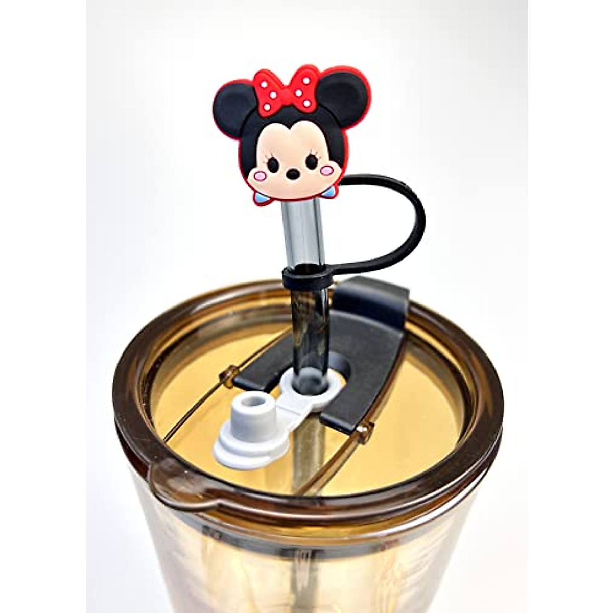 20Pcs Reusable Themed Party Straw Cap Silicone Reusable Drinking Straw Cover Lids Dust-Proof Straw Plugs for Straw Tips for Home Kitchen Accessories Party Decoration Funy Gifts