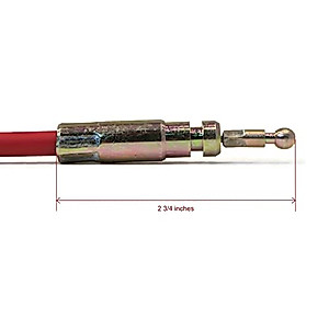 The ROP Shop | 9 Foot Old Style, Snow Plow T-Handle Control Cable for Western Hydraulics