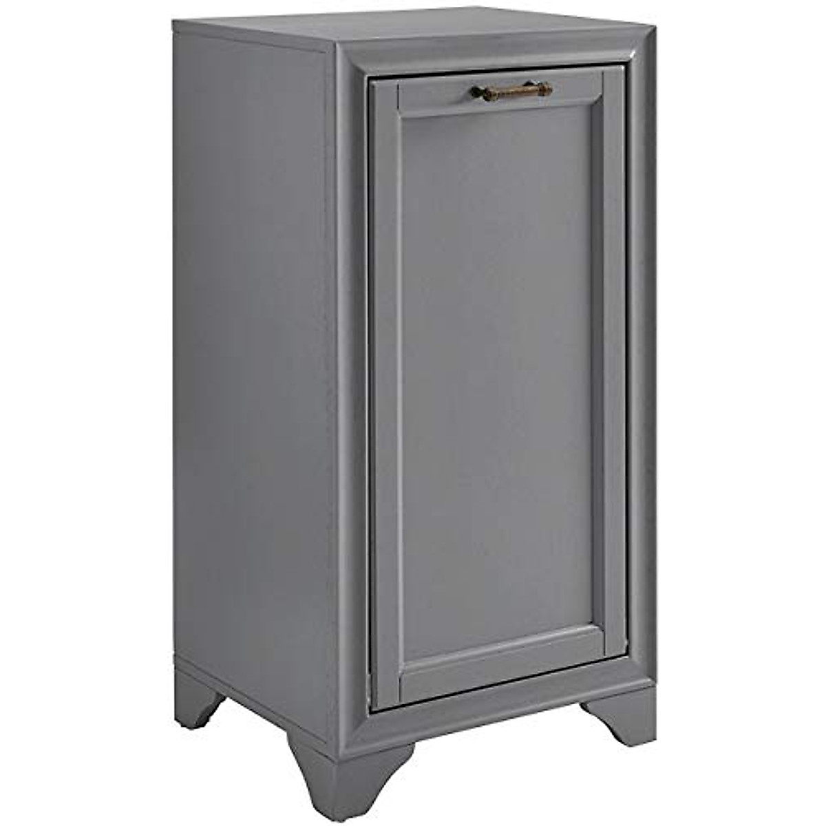 Crosley Furniture Tara Linen Hamper, Vintage Gray