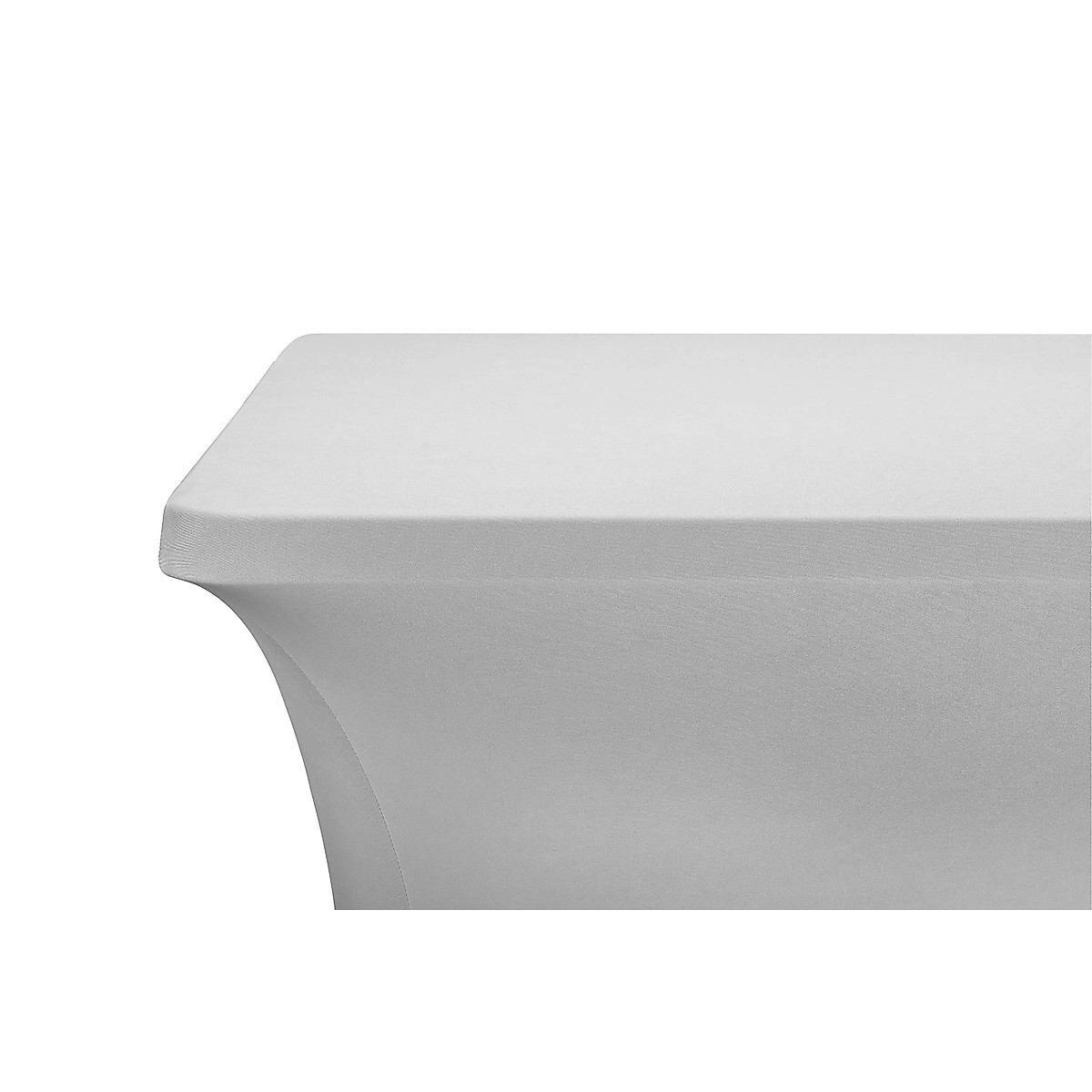 LZY Spandex Fitted Stretch Table Cover for 6 ft or 4ft or 8ft Folding Table, Rectangular Cocktail Tablecloth, Perfect for Party or Banquet