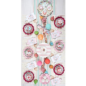 Mud Pie Woven Cracker Dish, Pink, 2" x 12"