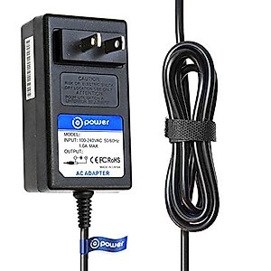 T-Power Ac Dc Adapter for OMRON Elite NEC21 NE-C21V NE-C30BP NE-C30BPC CompAir Elite Portable Compressor Nebulizer C30AC NE-C30-2 BE-SW0121250U BESW012125 C30-E-AC Supply Charger
