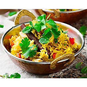 Aakrati Kitchenware Heavy-Duty Food Grade Stainless Steel Kadhai, Copper Bottom Kadai, Multipurpose Indian Serving Karahi Bowls, Diameter 5 Inches Pack of (4) (6 inches Diameter, 4, Peices)