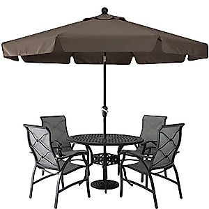 ABCCANOPY Premium Patio Umbrellas 9' Brown