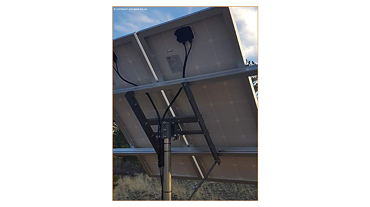 Mars Solar V2.0 Solar Panel Rack Mount / 2" (OD) Pole Mount Adjustable ...