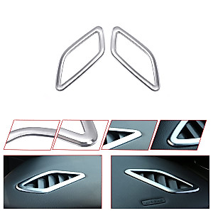 Suitable for Mercedes-Benz CLA GLA Class W117 X156 2014-2017 ABS chrome-plated dashboard air conditioning vent decorative sticker accessories