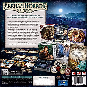 Arkham Horror Card Game - Mystery Cooperative Card Game for Ages 14+, 1-2 Players, 1-2 Hour Playtime by Fantasy Flight Games