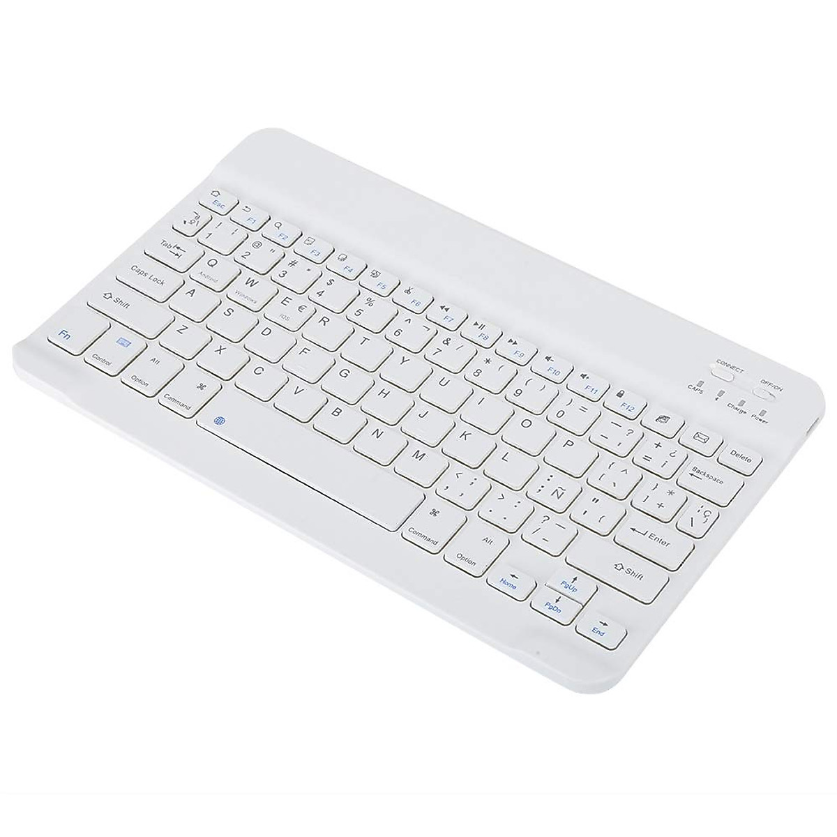 ciciglow Keyboard, 10 Inch Ultra‑Thin Bluetooth Intelligent Keyboard for Computer, Desktop Compatible with Android/OS X/Windows.(Spanish)
