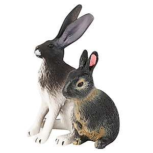 REALYUCAN 8 Pieces Chicken Nest Suit Toys Farm Animal Toys Action Figures Mini Farm Animal Figurines Party Favors Pack for Kids Ages 3-8