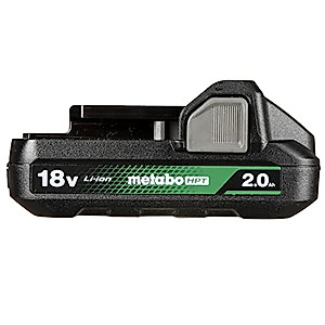 Metabo HPT 18V 2-Pack Batteries and Charger Kit | 2.0 Ah Batteries Include Charge Indicator | UC18YKSLS
