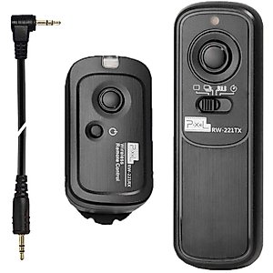 Pixel 2.4GHz Digital Wireless Remote Shutter Release oppilas E3 for Canon, Pentax, Samsung, Contax, Sigma and Hassleblad Cameras, Replaces Canon RS-60E3