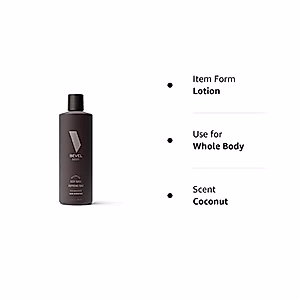 Bevel Moisturizing Body Wash for Men - Supreme Oak Scent with Shea Butter, Vitamin B, and Coconut Oil, 16 Oz (Packaging May Vary)