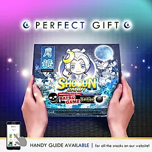 SHOGUN CANDY, 40 Pcs Japanese Snacks and Japanese Candy, Popin Cookin Japanese Snack Box, Kawaii Dagashi Box, (TSUKUYOMI Mystery BOX)