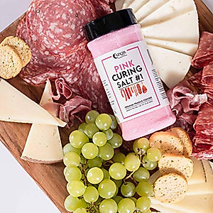 Curing Salt No.1. Quick Cure Premium Prague Powder XL 1.5 Pound Bottle by SPQR Seasonings