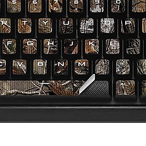 Skinit Decal Skin Compatible with K95 RGB Platinum Mechanical Gaming Keyboard - Officially Licensed NFL Los Angeles Chargers Realtree AP Camo Design