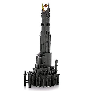 Fascinations Metal Earth Premium Series Lord of The Rings Barad-Dur 3D Metal Model Kit Bundle with Tweezers