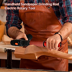 Drum Sander Set, Hand-Held Rubber Sanding Drum for Drill 4-1/2" x 1-1/2" and 4-1/2" x 1", Spindle Sander Adapter for Power Drill, Drum Sanding Sleeves Power Drill Driven Drum Sander for Wood Metal