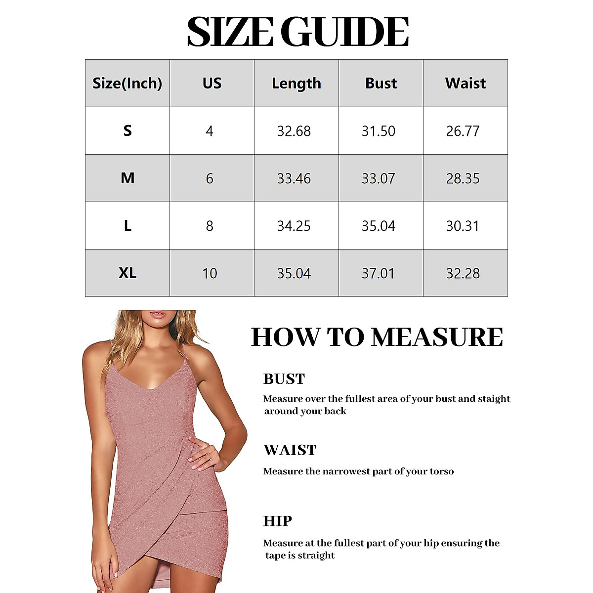 ZAFUL Women's Sparkly Bodycon Wrap Dress V Neck Spaghetti Strap Glitter Sexy Mini Club Party Dresses Blue