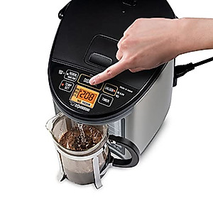 Zojirushi CV-JAC50XB, VE Hybrid Water Boiler & Warmer, 5.0 Liter, Stainless Black, Made in Japan