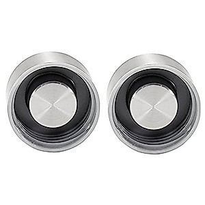 Brieftons Glass Bottles's Lids, Pack of 2 Stainless Steel Caps