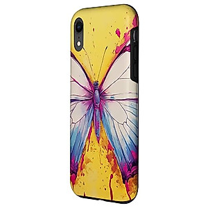 iPhone XR Yellow Butterfly Case