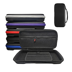 FiiMan ROG Ally Carrying Case Compitable with ROG Ally 7 inch 120Hz Gaming Handheld and Accessories, Hard Shell Case with Folding Bracket for Travel and Storage Black (Thin)