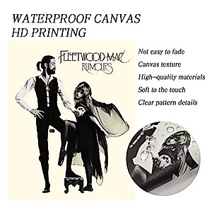 YAGELIXIANG Band Posters - Set of 4 Panels Unframed Vintage Canvas Prints Cool Wall Art 8*10" Music Posters Inspirational Wall Art Gifts for Men Women Music And Rock N Roll Fans