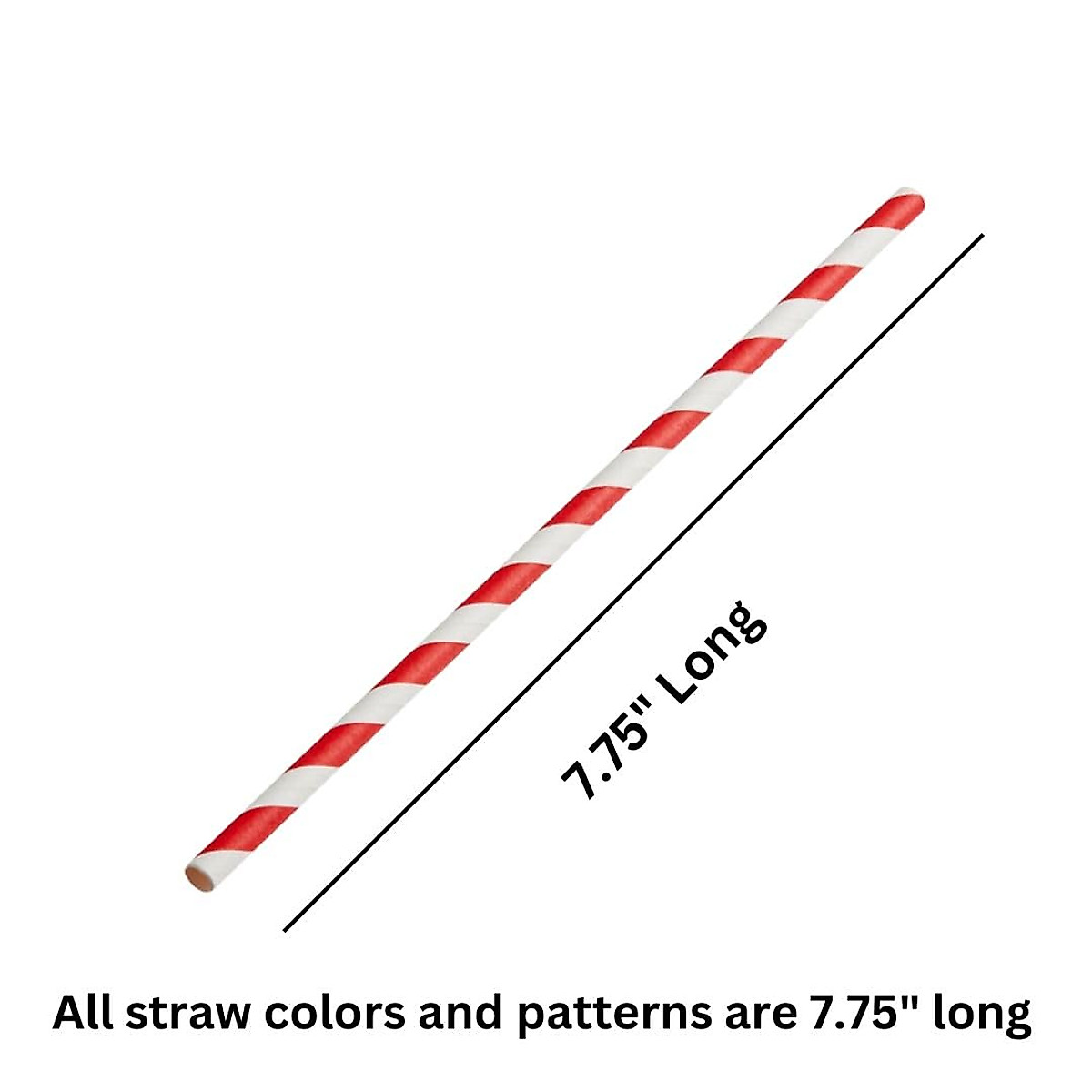 Merry Christmas Straws (25 pack) - Holiday Favors, Cake Pop Sticks, Christmas Decoration, Candy Cane Red Stripe & Christmas Tree Green Straws