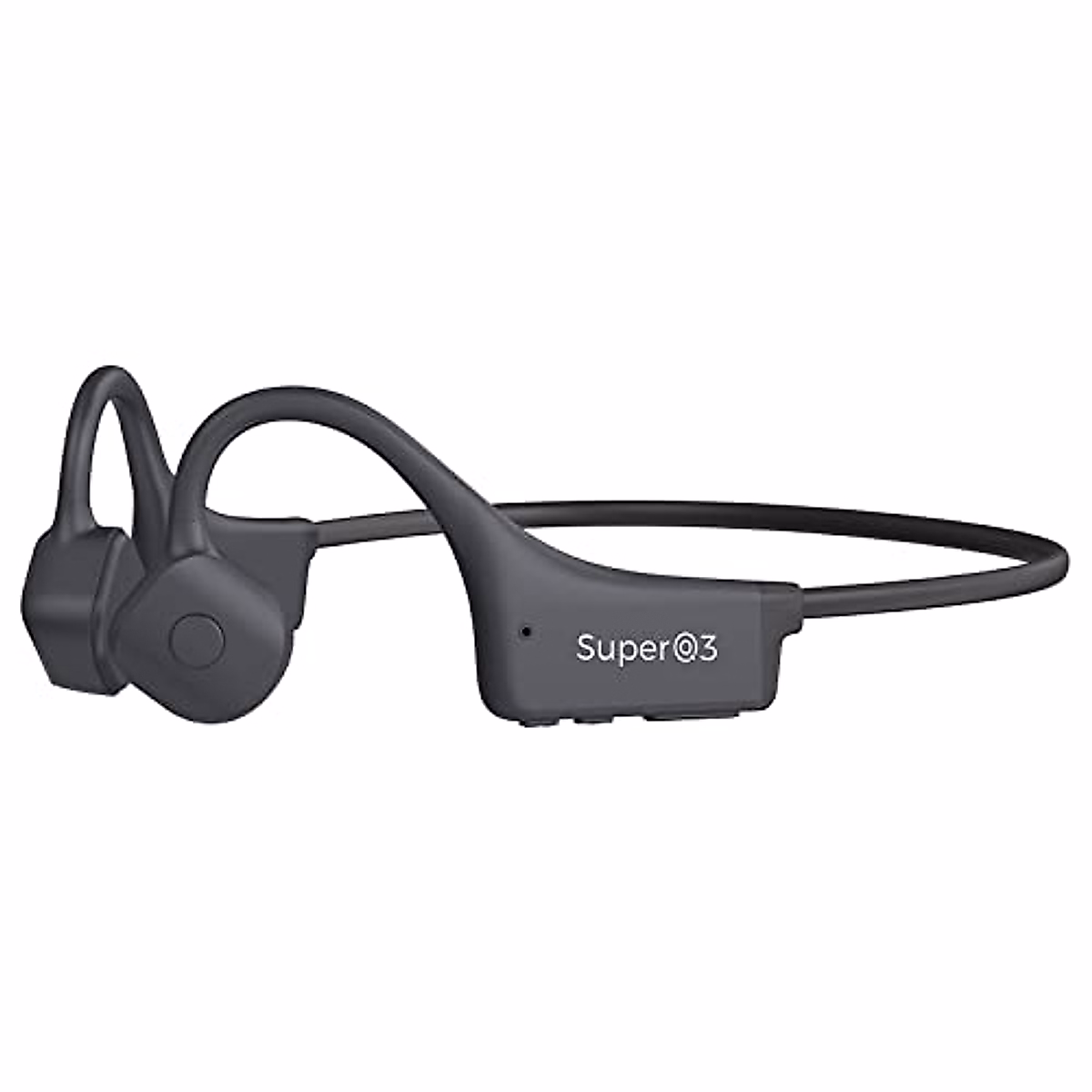 SAMVEK Bone Conduction Bluetooth Headphones with Mic, Qualcomm 3024 Chip, IP68 Waterproof Open Ear Headphones, Wireless Sweatproof Earbuds, Sport Headset for Running, Cycling, Workouts and Gym