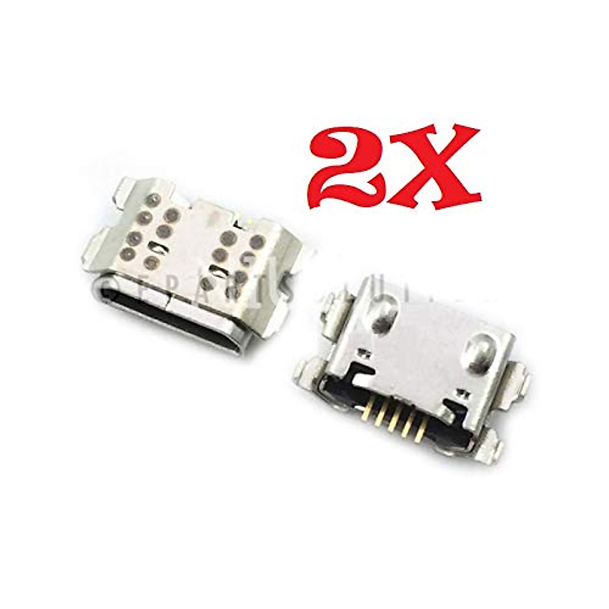 ePartSolution 2X Micro USB Charger Charging Port Dock Connector USB Port Replacement for LG K40/Aristo 4 Plus X320/K22 K200 USA