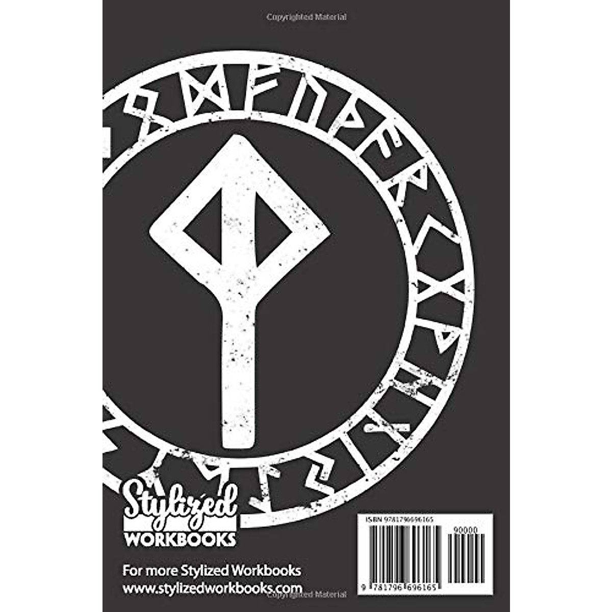 Viking Rune Meaning Balanced Joy: Blank Lined Notebook, Journal or Diary