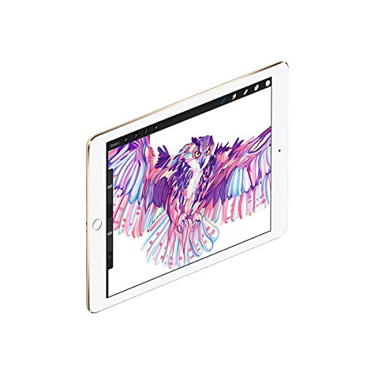 Apple iPad Pro 9.7in 256GB Gold WiFi + 4G Cellular ( )(Renewed)