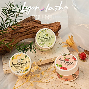 LyonLash Pro Gentle Cream Remover 15g 0.51fl. oz | Removes Eyelash Extension Glue Effectively| Low Irritation for Sensitive Skin | Essential Lash Extensions Supplies (Classic)