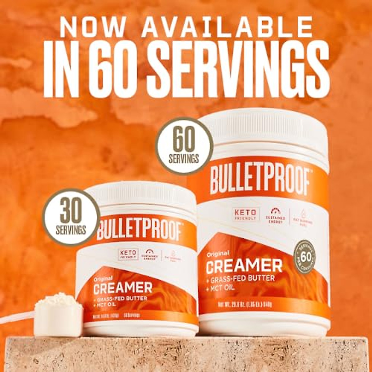 Bulletproof InstaMix Original Unflavored Keto Coffee Creamer Packets, Pack of 14, Powdered Grass-Fed Butter and Brain Octane C8 MCT Oil