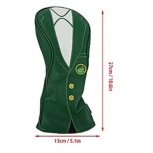 Club Covers Soft Head Covers Elastic Neckline Headcovers Waterproof Sunscreen Head Covers(3 Wood Pole Cover)