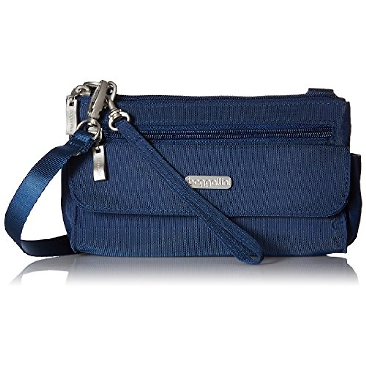 Baggallini Plaza Travel Mini Crossbody Bag, Pacific, One Size