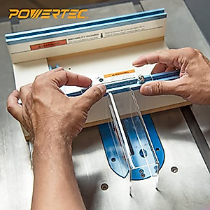 POWERTEC 71590 Table Saw Small Parts Sled