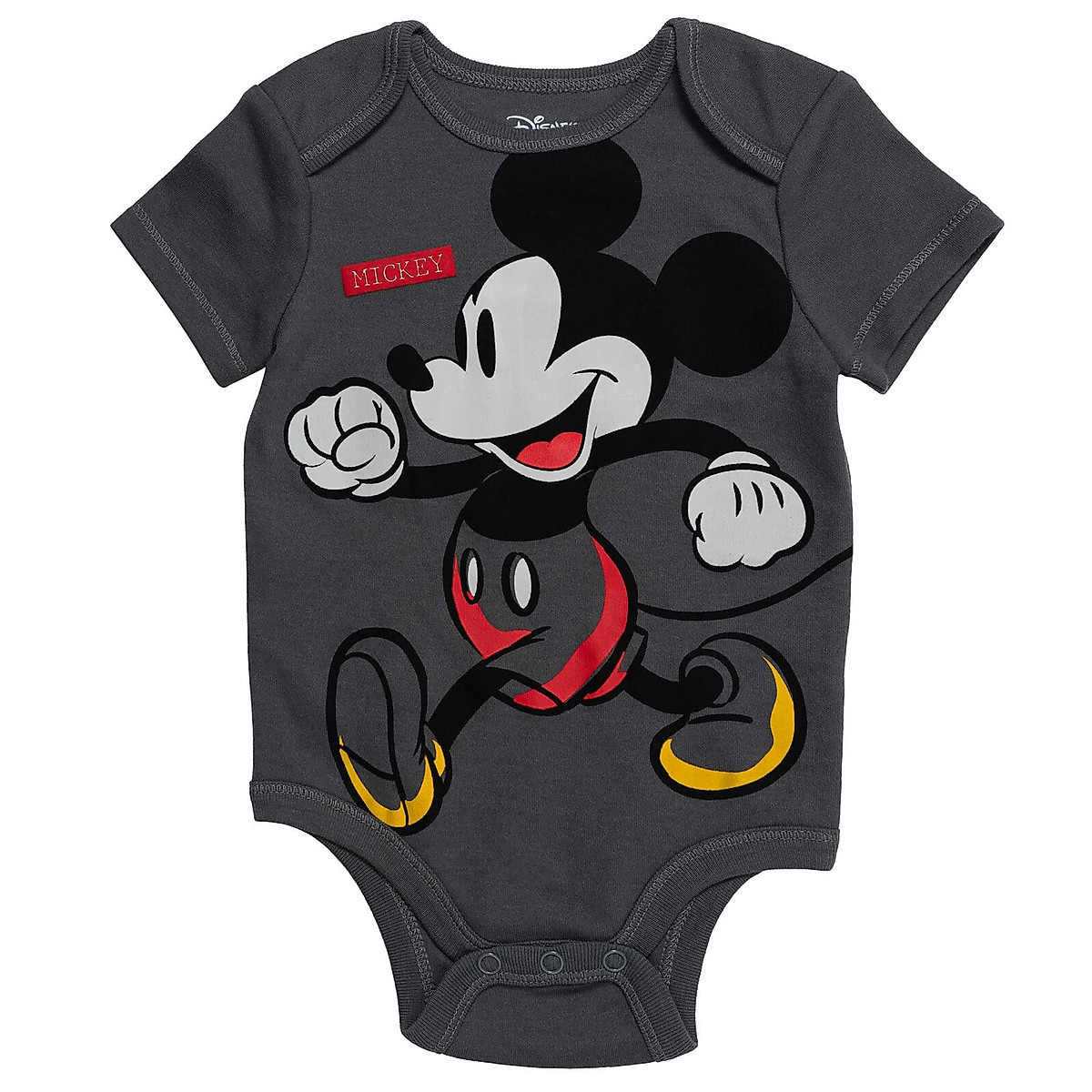 Disney Mickey Mouse Newborn Baby Boys 5 Pack Bodysuits 6-9 Months