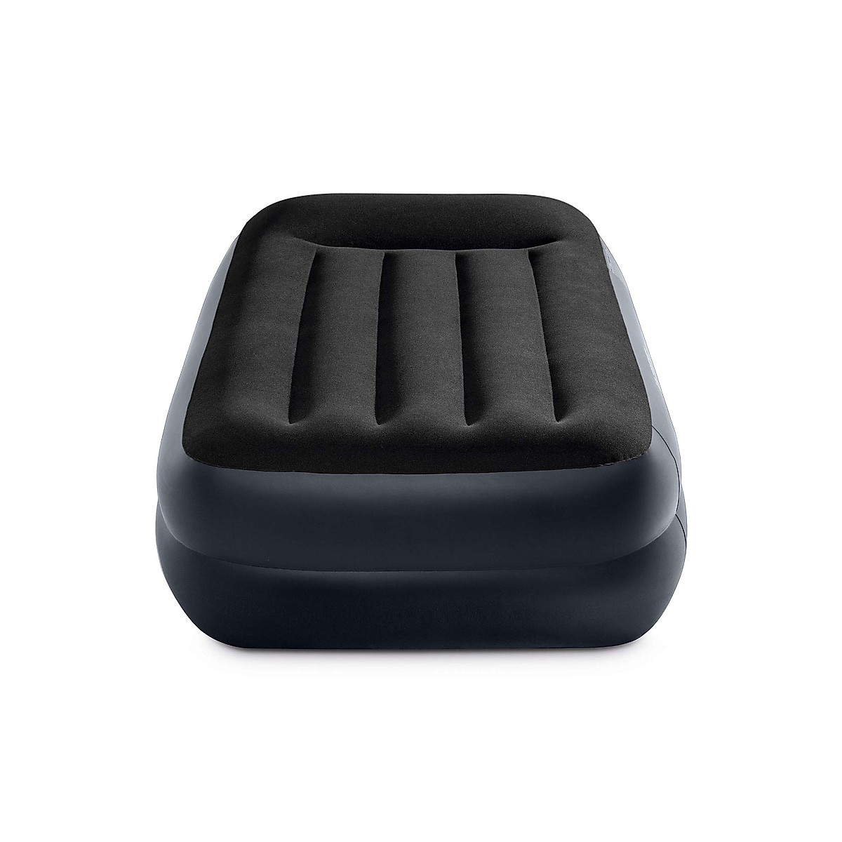 Intex Dura-Beam Standard Series Pillow Rest Raised Airbed w/Built-in Pillow & Internal Electric Pump, Twin