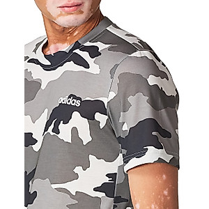 adidas Men's Fast And Confident All Over Print Tee Black/White X-Large